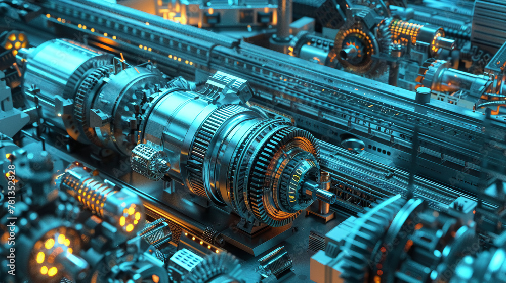 Virtual replica of a machine made possible by digital twin technology ...