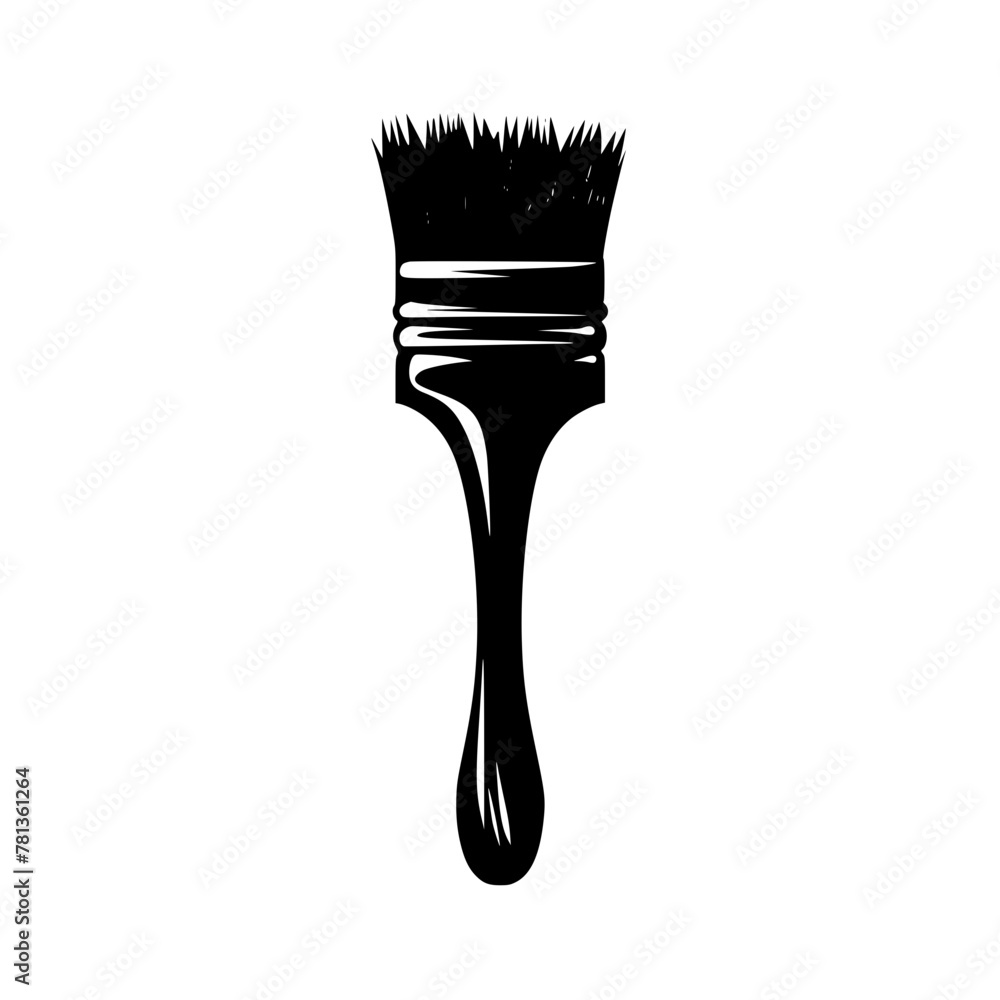 Paintbrush SVG, Paint Brush Svg, Paint Dripping Brush Vector ...