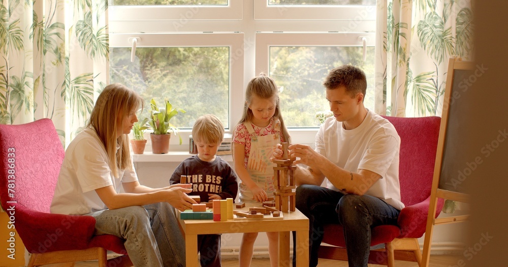 Nurturing and supportive family environment where children are engaged ...