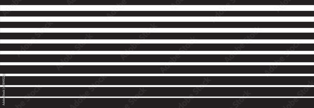 Halftone random horizontal straight parallel lines, stripes pattern and ...