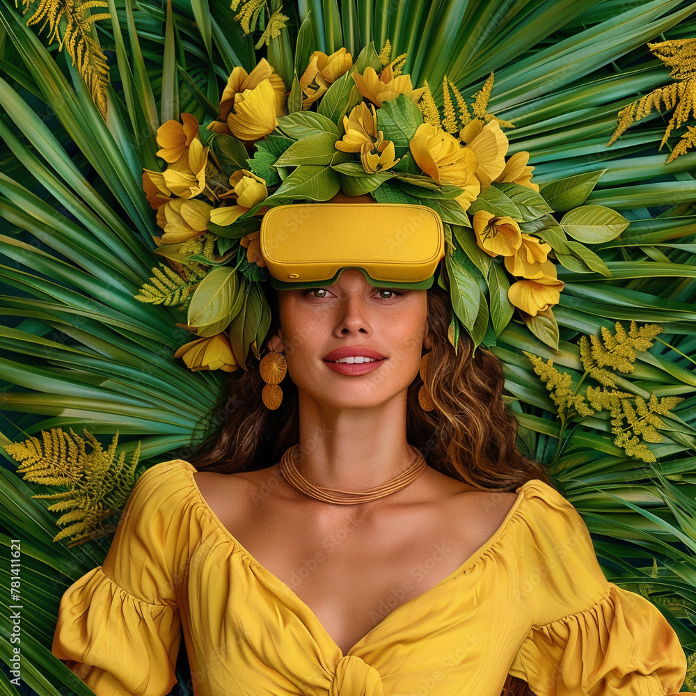 Digital runway extravaganza in the metaverse, photorealistic designs ...