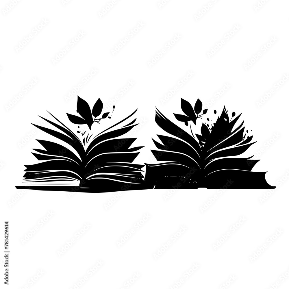 Book SVG Bundle, Book PNG Bundle, Book Clipart, Book Silhouette, Book ...