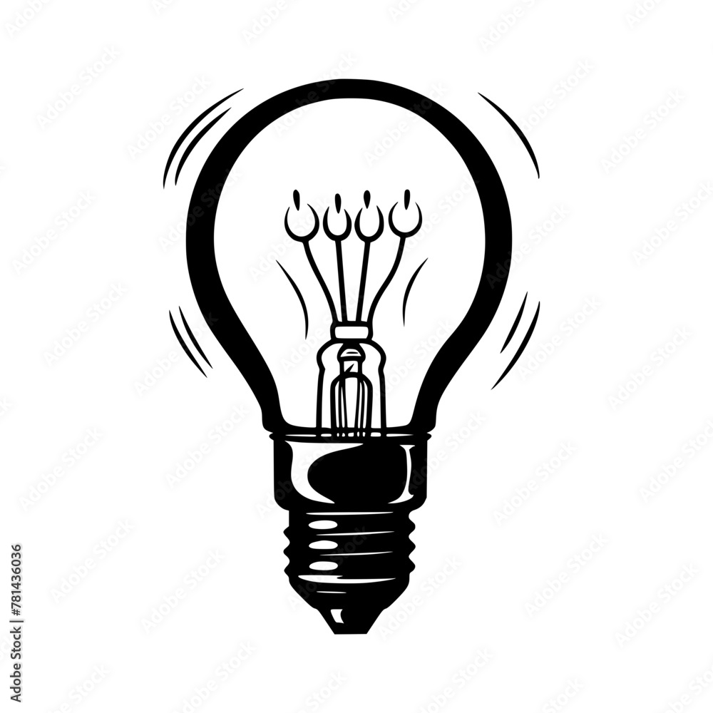 Light Bulb SVG, Bulb svg, Lightbulb svg, Light Bulb Vector, Light Bulb ...