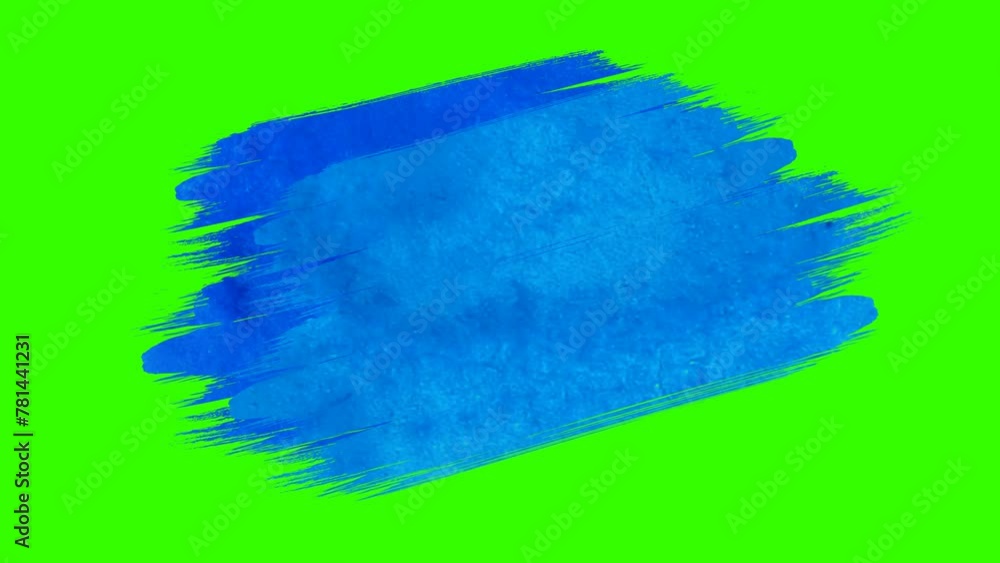 4k Paint Brush Wipe On and Off Transition - Video transition effect of ...