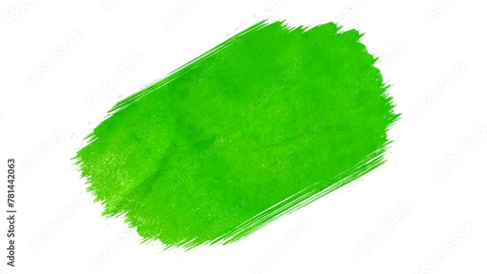 4k Paint Brush Wipe On and Off Transition - Video transition effect of ...