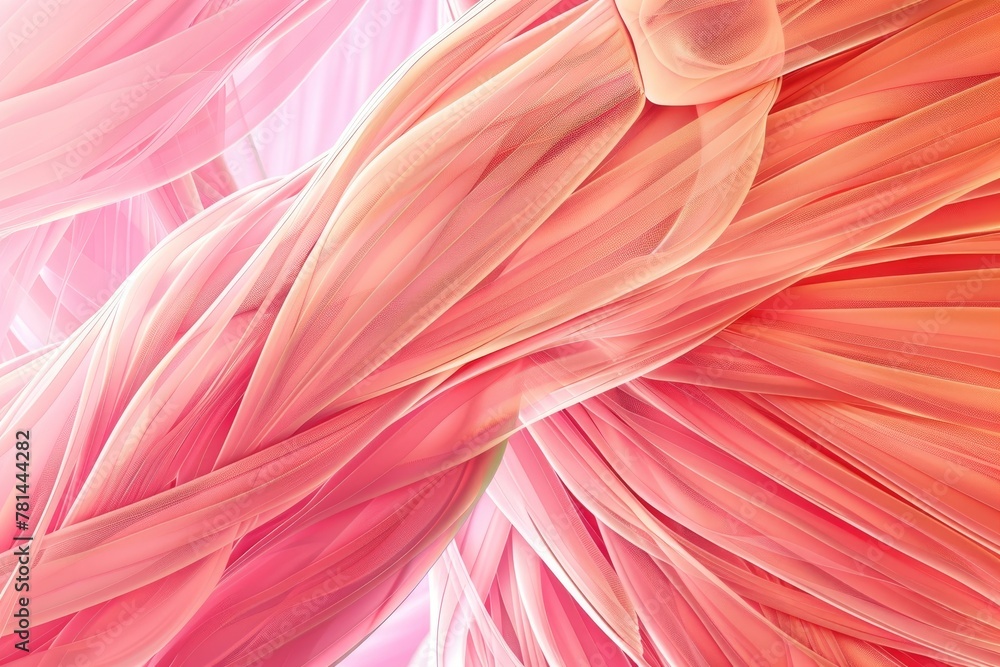 Visualize the striated pattern and arrangement of muscle fibers within ...