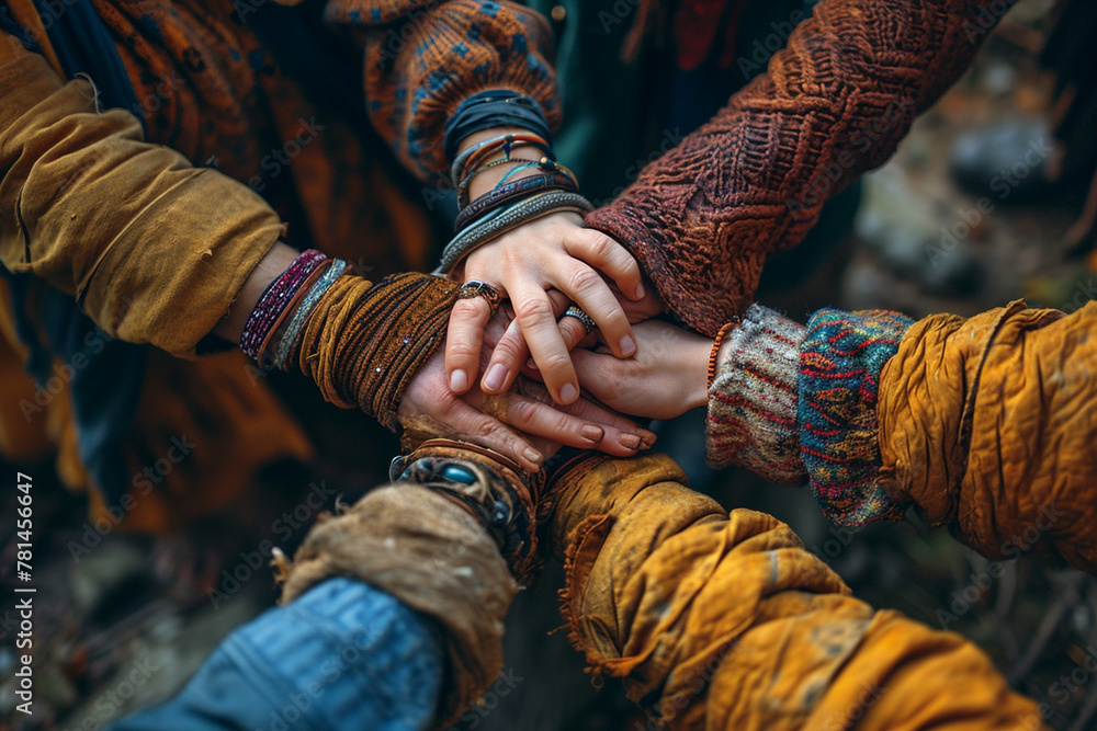 Women wearing colorful gorgeous dresses, traditional dresses and ...