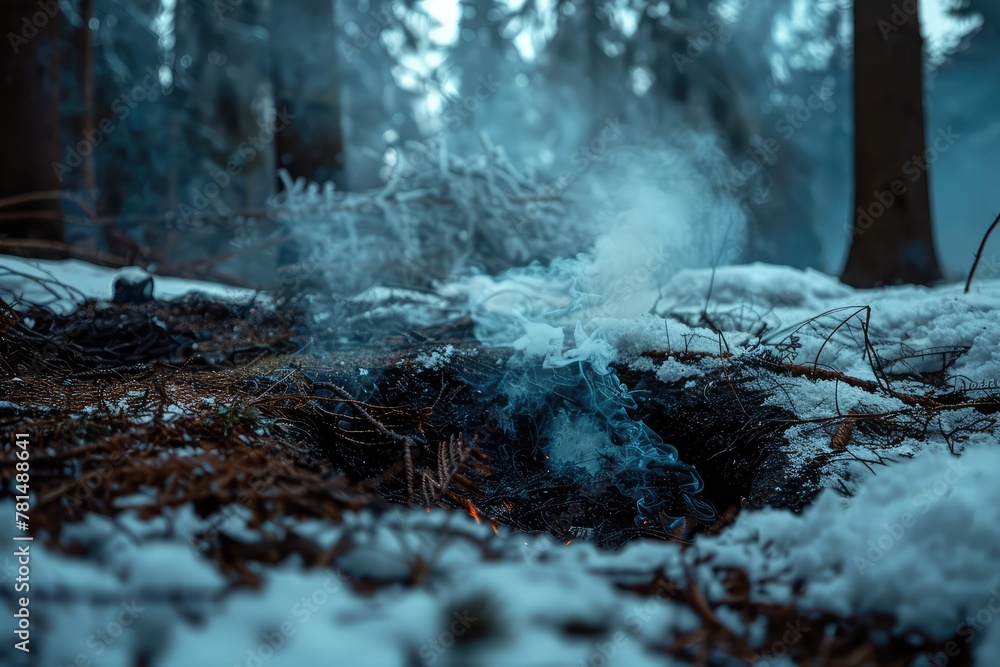 Underground Forest Fires in Winter, Zombie Fires Burn Under Snow and ...