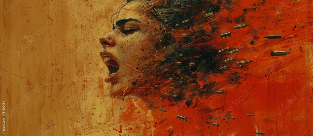 Сoncept of emotional outpouring - anger, despair, pain. Emotional ... Сoncept of emotional outpouring - anger, despair, pain. Emotional ...