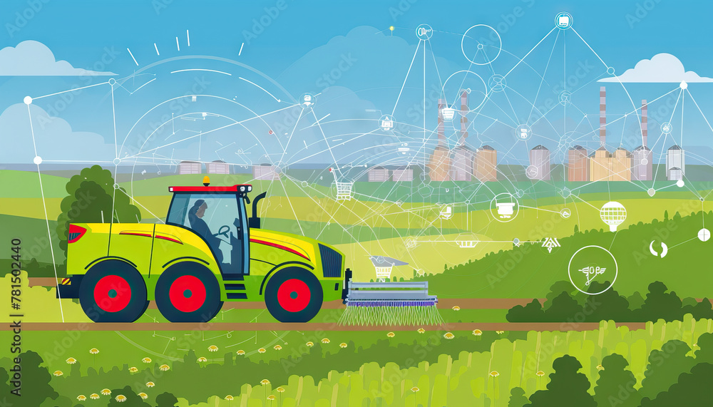 Agricultural Technology Trends: Graph showcasing precision farming, IoT ...