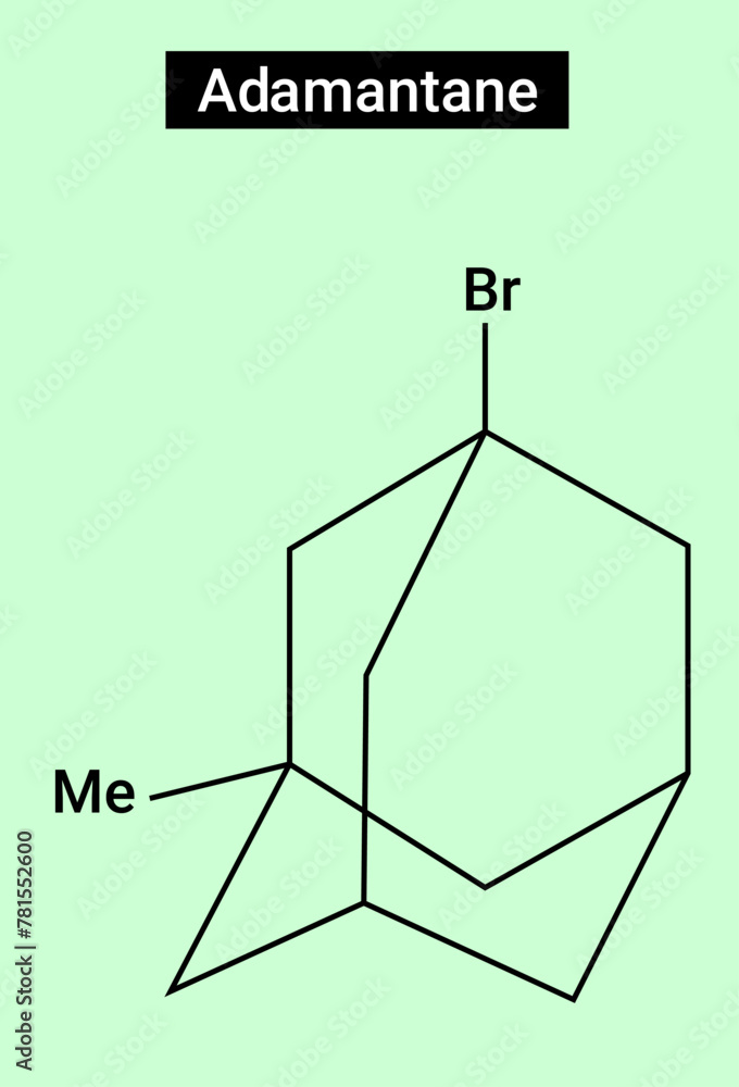 Adamantane molecules can be described as the fusion of three ...