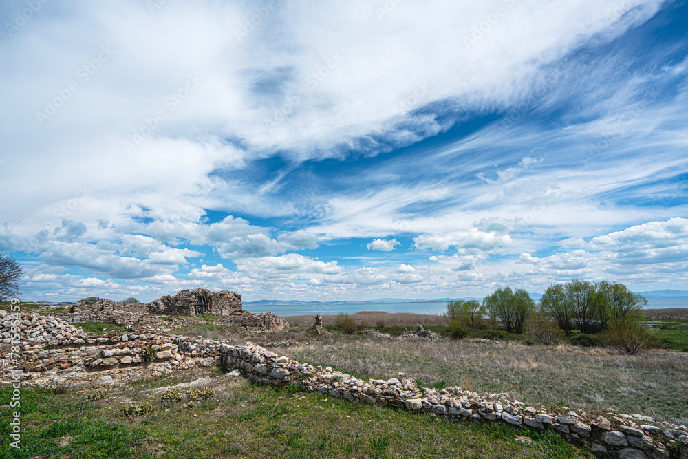 The scenic views of Kubadabad Palace was a complex of summer residences ...