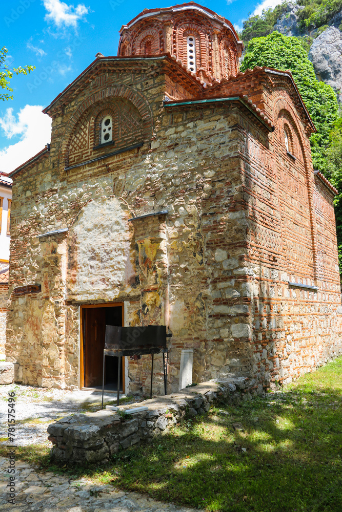Church Holy Mother of God Zahumska, built in 1299, on a shores of Ohrid ...