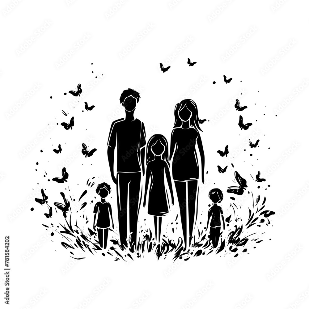 stick family svg bundle, stick family clipart, stick family cut files ...