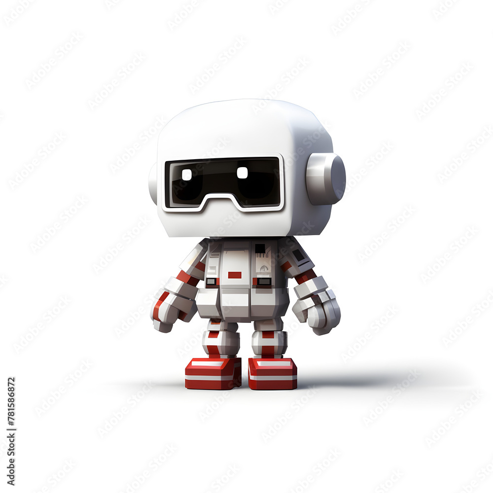 Illustrated Pixel cartoon character with white background, 8 bit Pixel ...