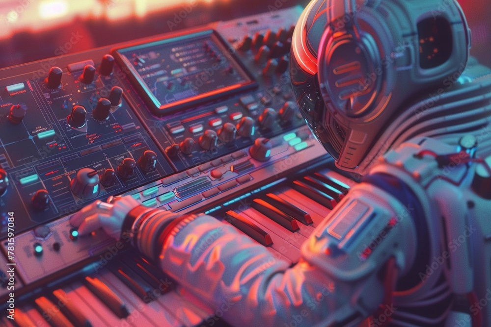 Retro-futuristic Groove Machine A groovy and rhythmic composition ...