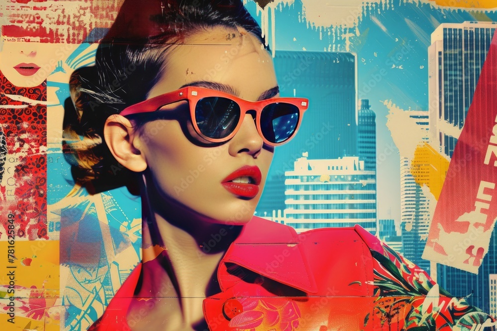 Remix iconic pop culture imagery from different decades into a visually ...
