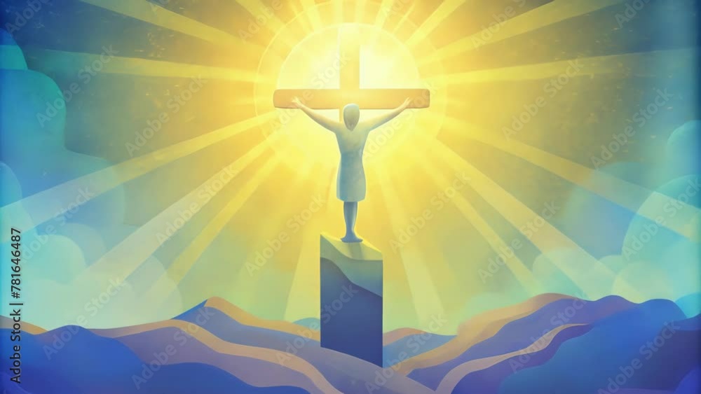 The Empty Cross and the Risen Savior A powerful image of an empty cross ...