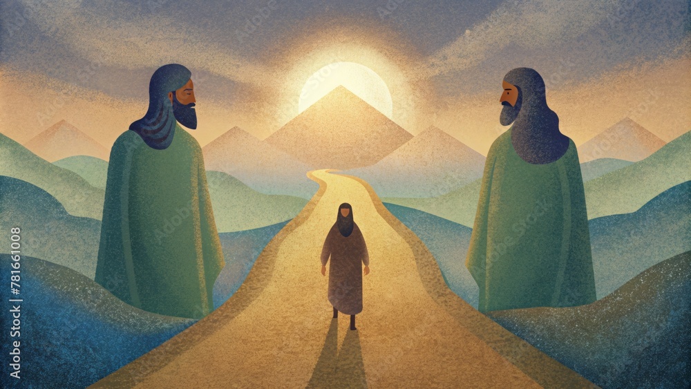The Road to Emmaus While two of His disciples were walking to Emmaus ...
