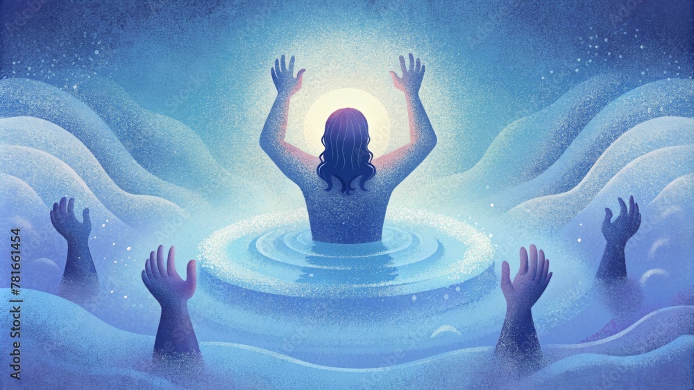 Baptism is like a birth where the person being baptized is born again ...