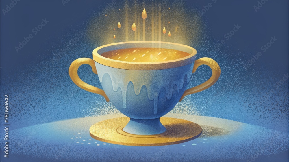 The overflowing cup was a symbol of Gods abundant mercy and forgiveness ...