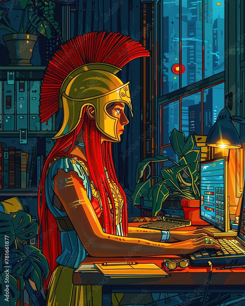Athena opens a new tab for every strategy game she can find, her wisdom ...