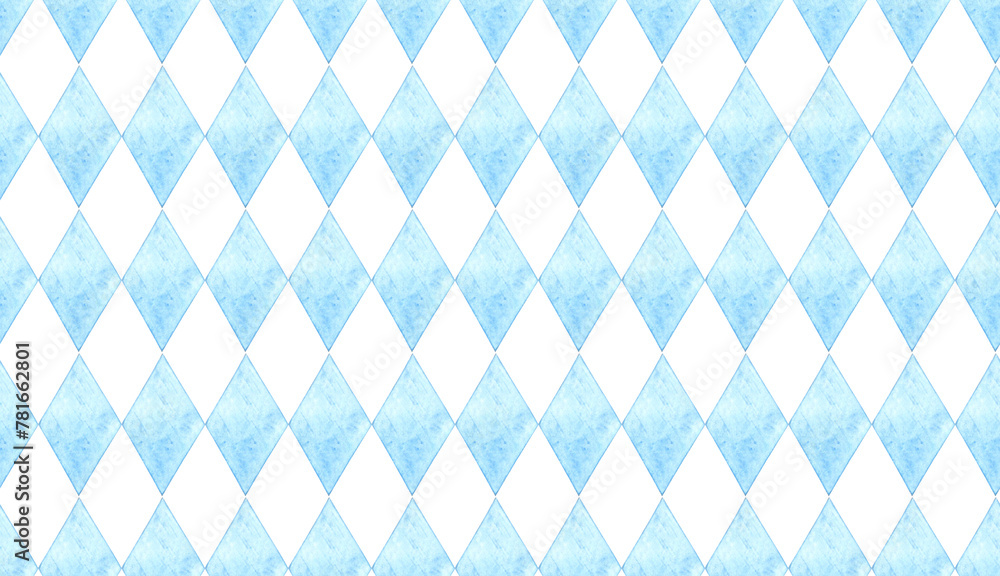 Watercolor illustration of a traditional Bavarian pattern. Poster ...