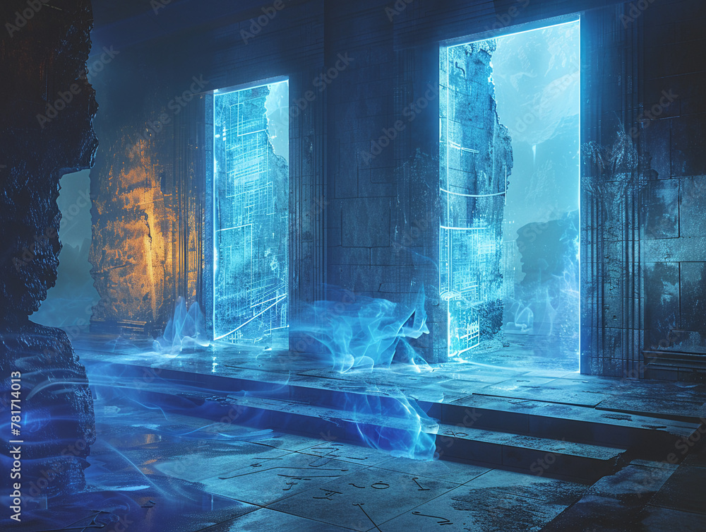 Forbidden technology, lost blueprints, unraveling secrets, envisioning ...