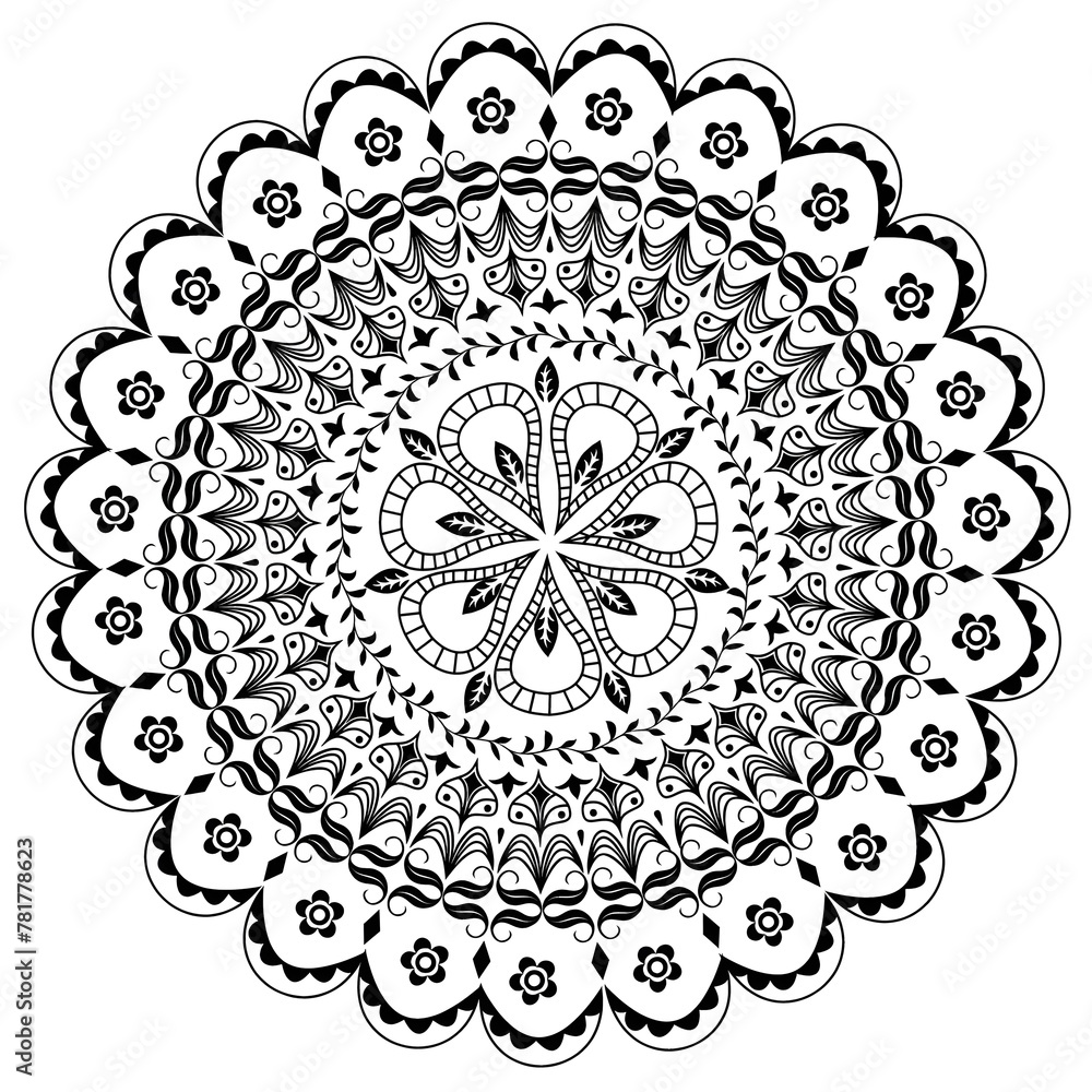 Mandala Art Coloring Pages: Explore Intricate Designs for Relaxation ...