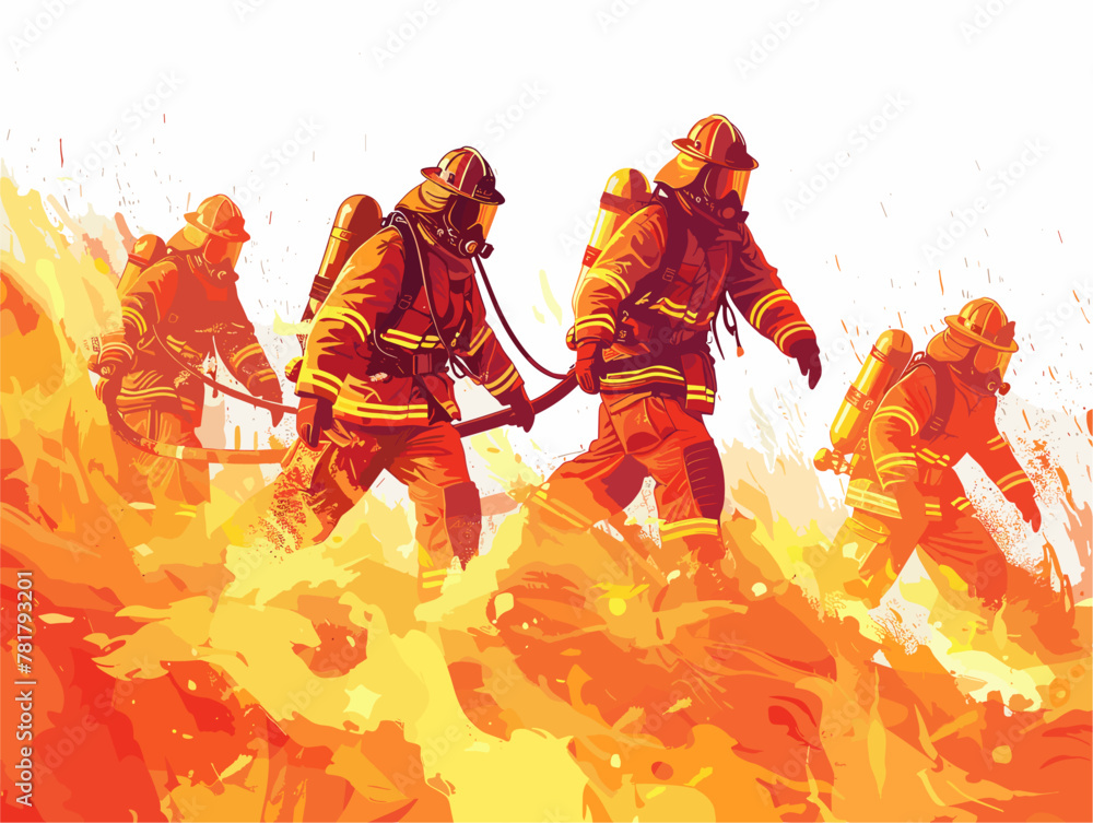 Firefighters' Ferocious Fight: Animated Heroes Vanquish the Inferno ...