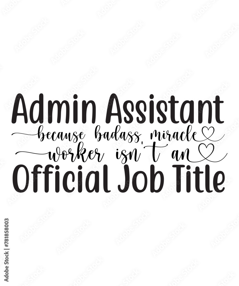 Administrative Professionals Bundle Svg, Administrative Assistant Svg ...