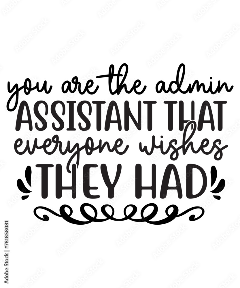 Administrative Professionals Bundle Svg, Administrative Assistant Svg ...