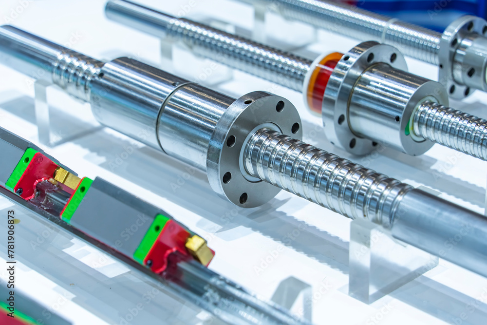 lead screw parts of the CNC machine. The hi-precision part of CNC ...