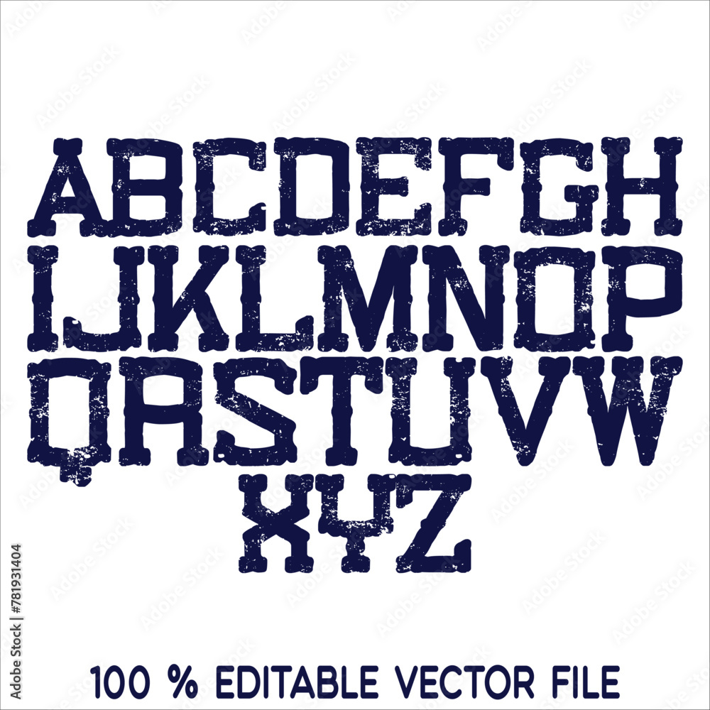 Classic college font. Vintage sport font in american style for football ...