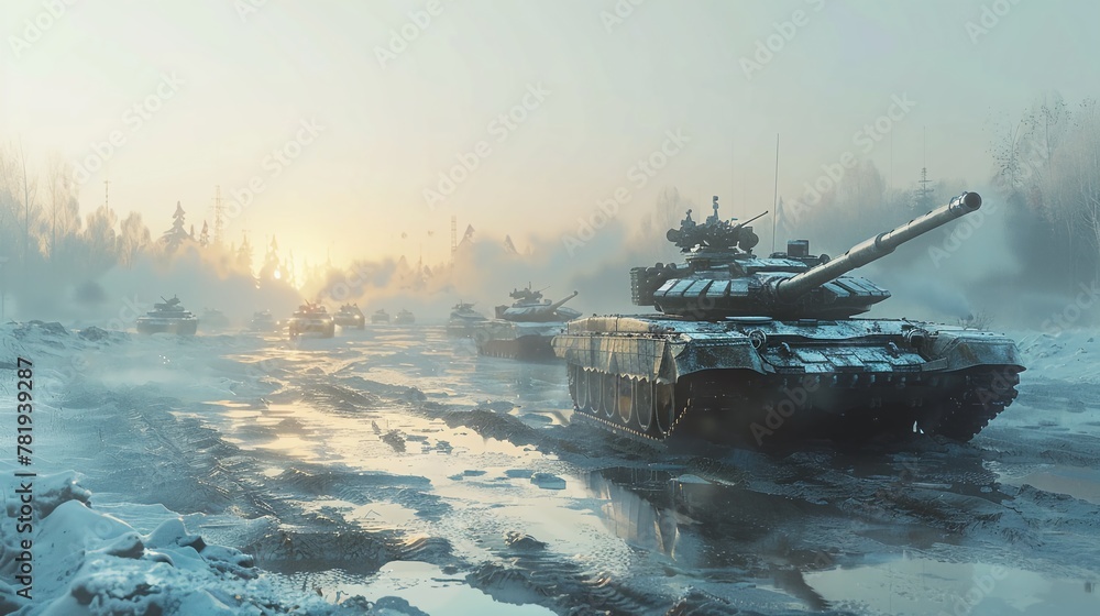 Armored Tank: Heavy Armor and Firepower in Military Warfare Stock ...