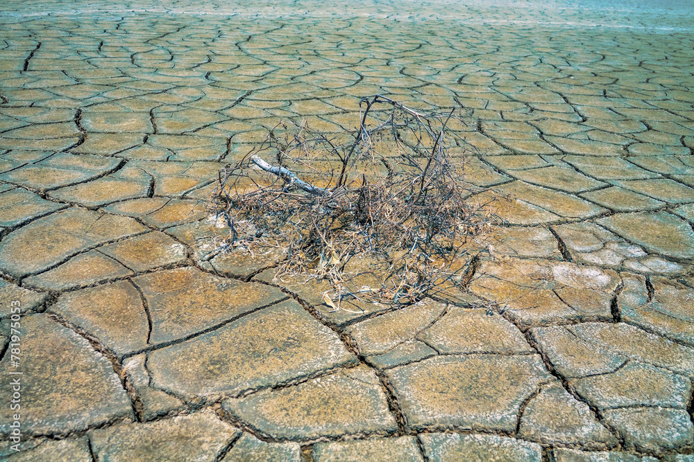 Image of heat and drought. Global warminga (man-made climate change ...