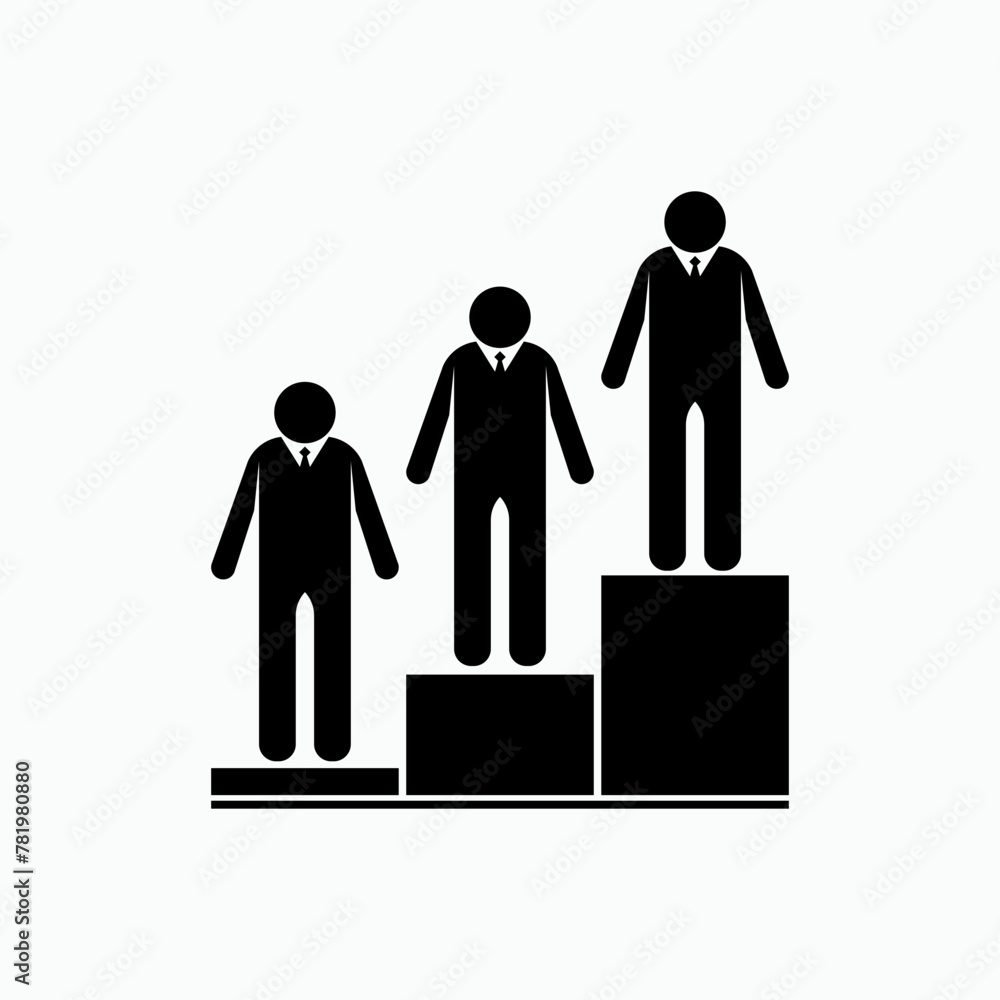 Social Status .Triangular, Social Status Icon. Strata, Society Grade ...