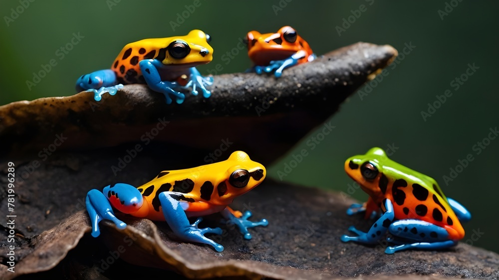 These tiny, brightly colored frogs are famous for their potent toxins ...
