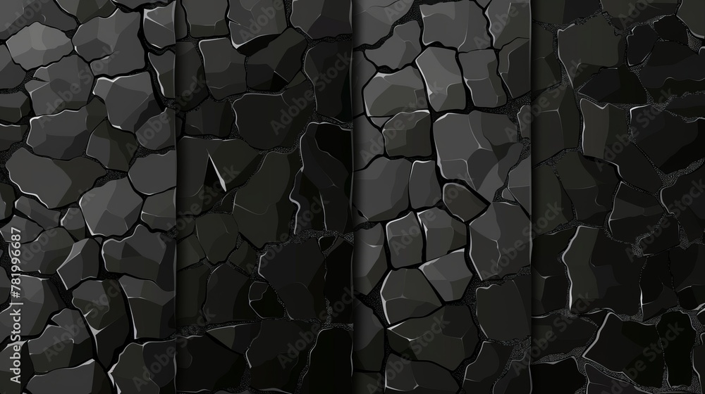 The cracks in the ground, crevices created by disaster or drought ...