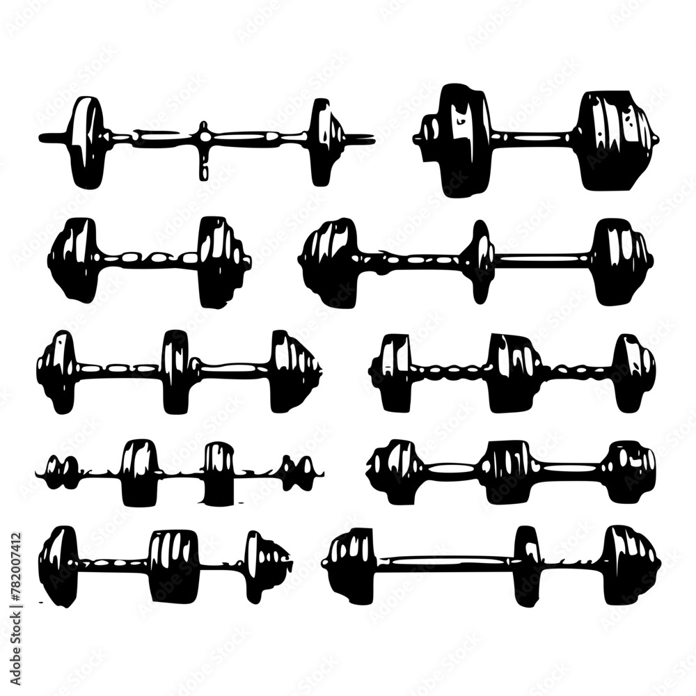 gym Svg, workout Svg, svg bundle, svg files, training svg, dumbbell svg ...