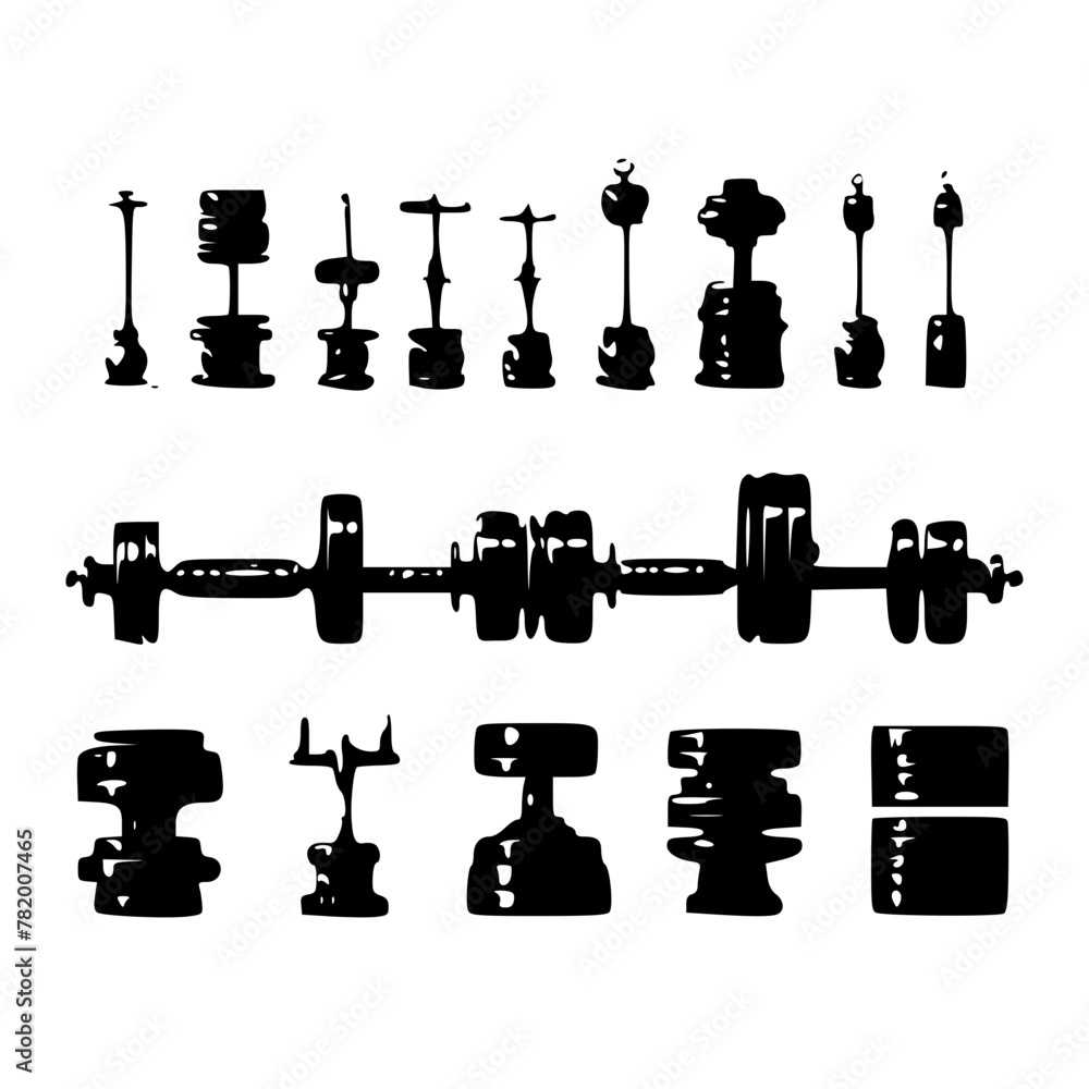 gym Svg, workout Svg, svg bundle, svg files, training svg, dumbbell svg ...