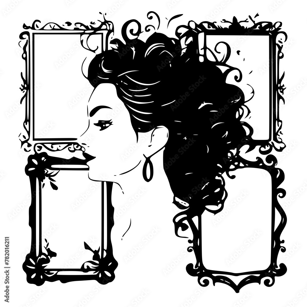 Double Frame SVG, Square Frame Bundle, Double Border, Rectangle, Circle ...