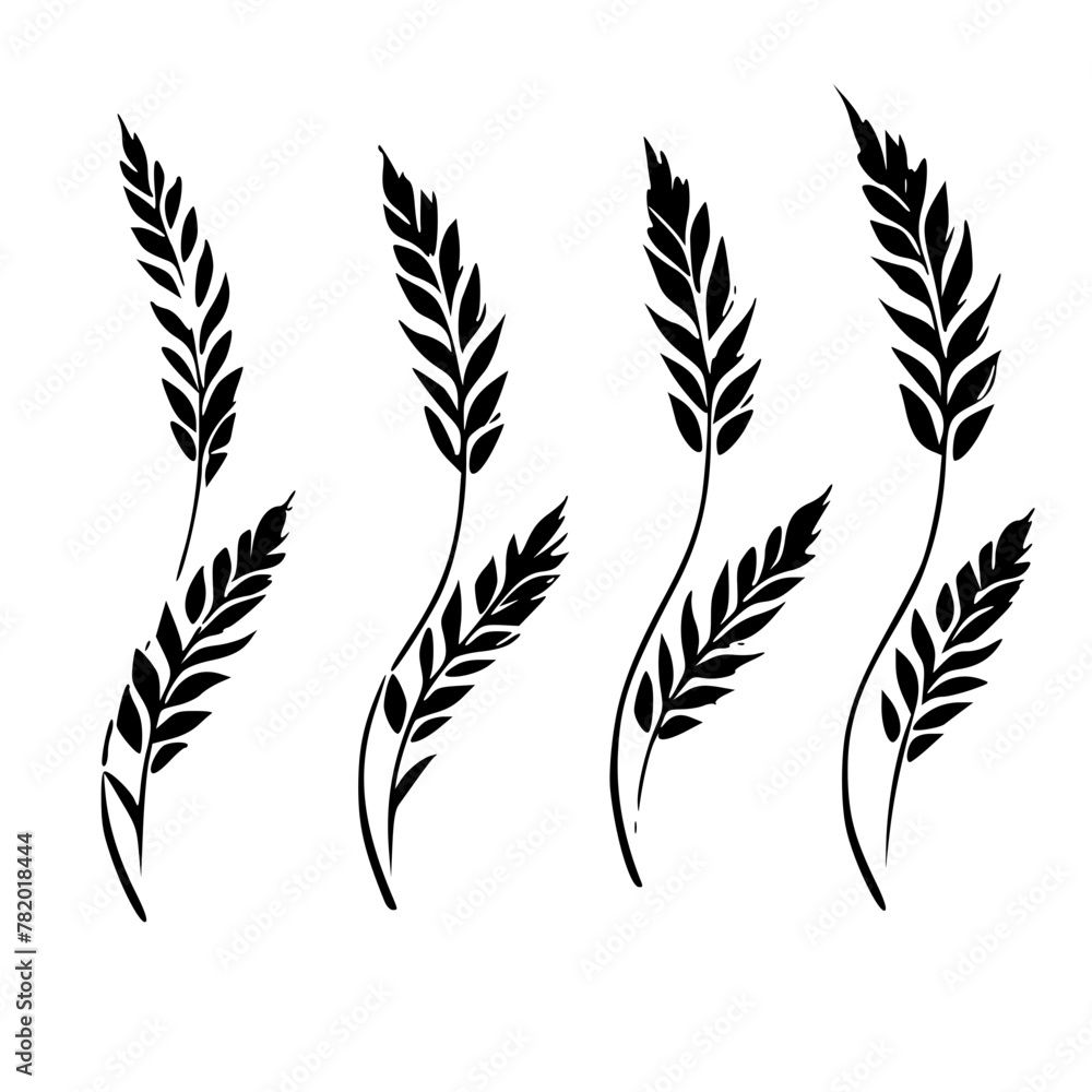 Wheat SVG designs, Wheat logo, Wheat vector, Wheat Field png, Wheat ...