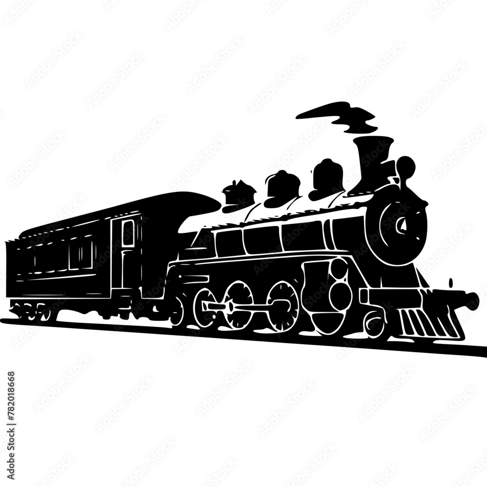 locomotive cut file, kids clipart, choo choo svg, train svg bundle ...