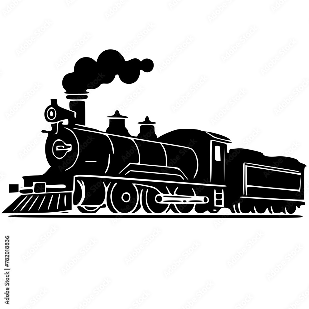 locomotive cut file, kids clipart, choo choo svg, train svg bundle ...