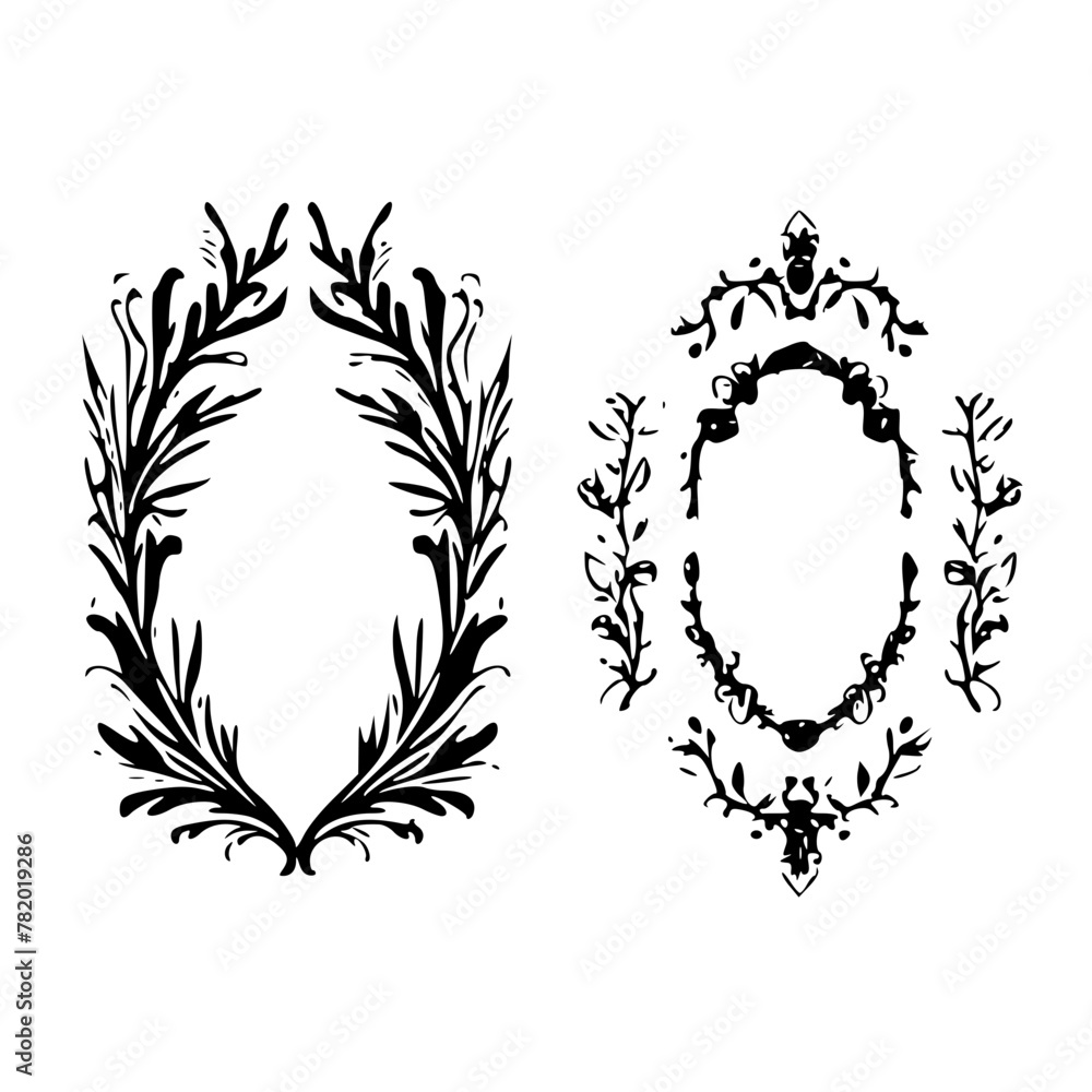 Double Frame SVG, Square Frame Bundle, Double Border, Rectangle, Circle ...