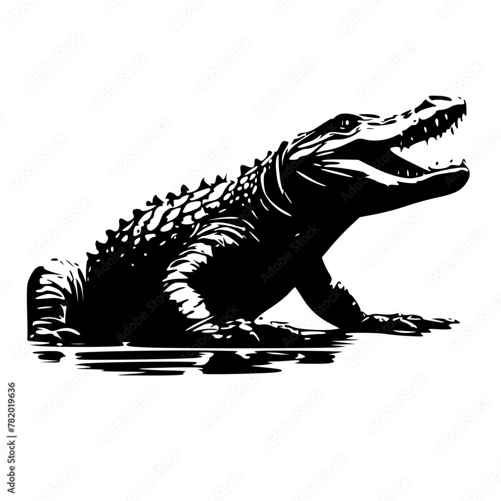 Alligator SVG Bundle, Reptile svg, Alligator dxf, Alligator png ...