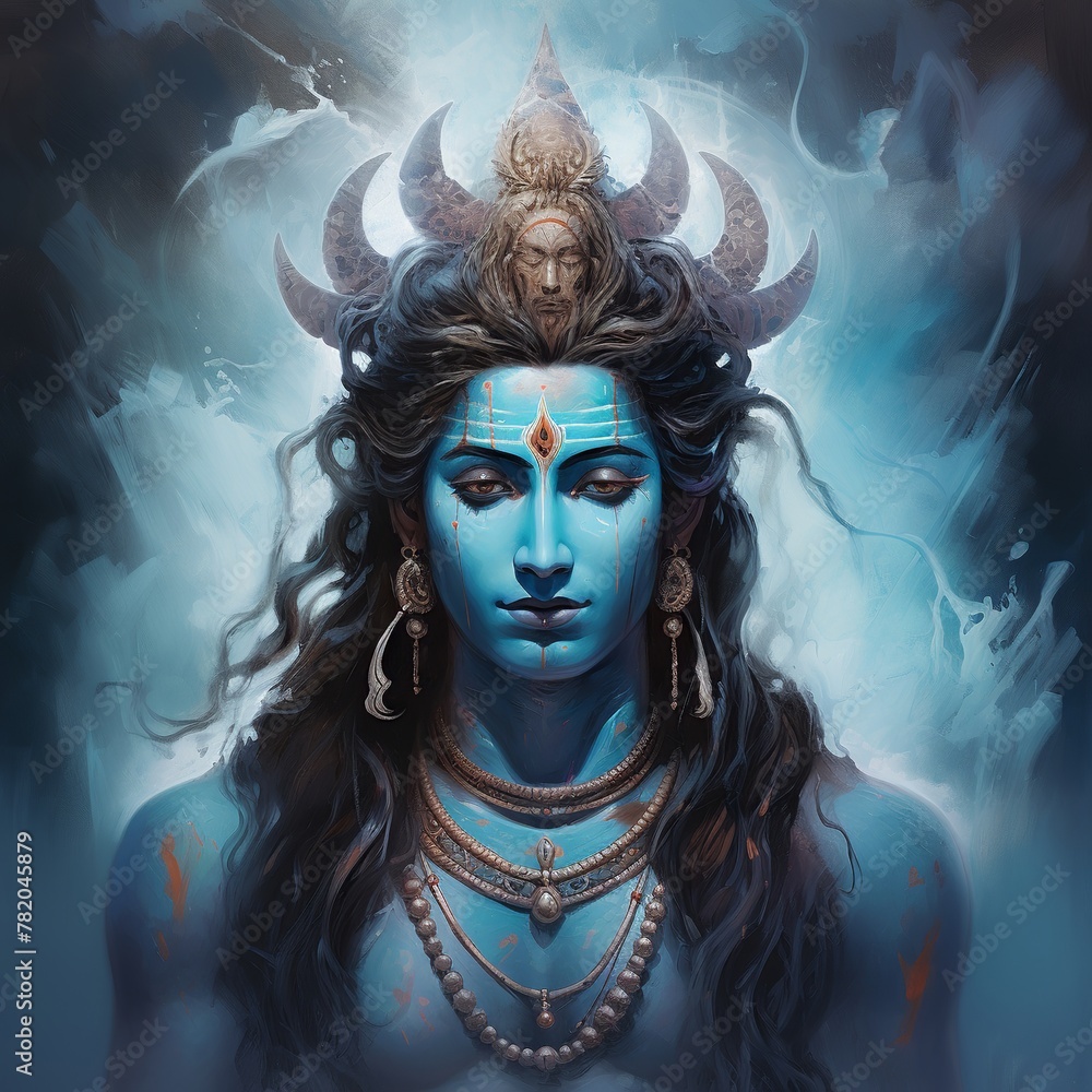 illustration of shiv lord wallpaper full hd wallpapers in the style ...