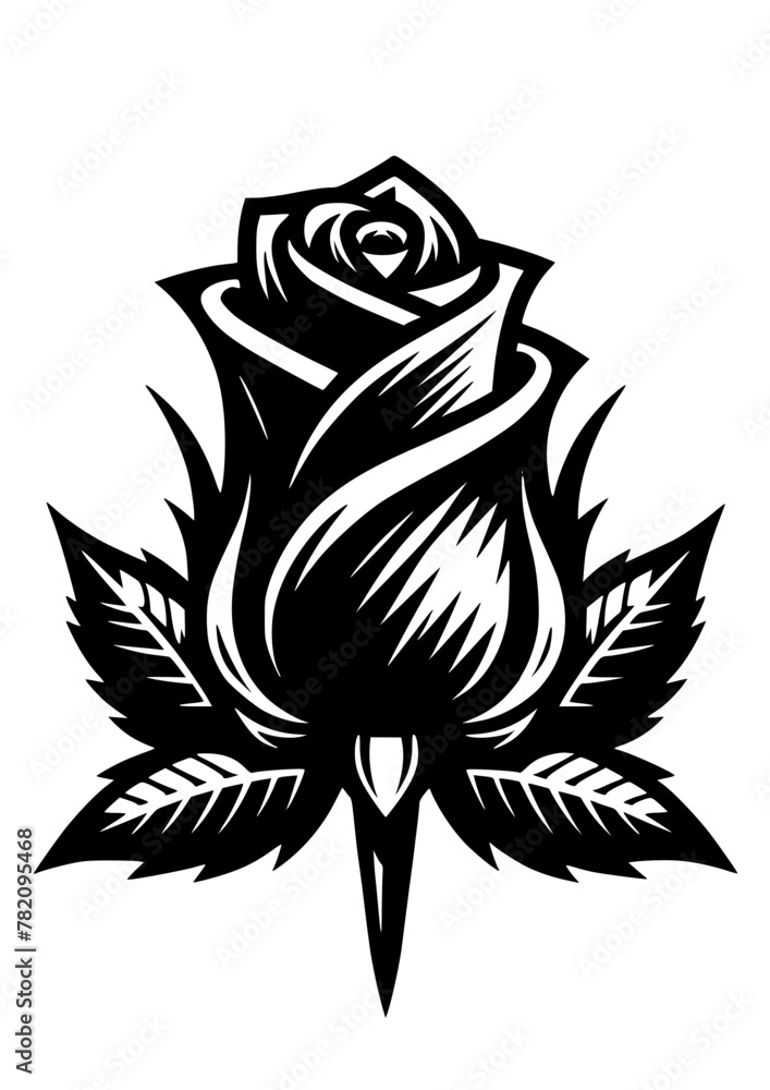 ROSE SVG FILE, Roses Svg, Rose Clipart, Flower Svg, Roses Template Svg ...