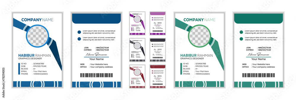 Smart ID Card. Simple ID Card. Contemporary ID Card. Creative Corporate ...